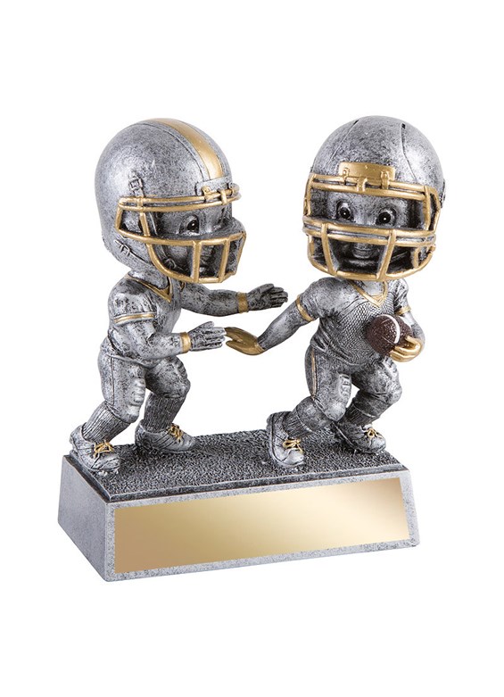 6" Football Double Bobblehead | Awards International