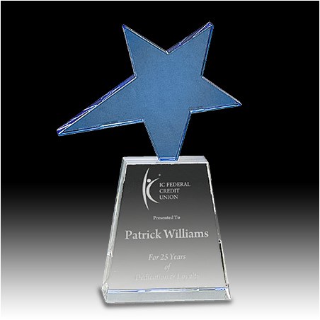 8" Crystal Shooting Star Award | Awards International