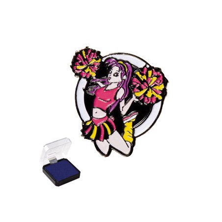 1" Cheerleader Sports Pin | Awards International