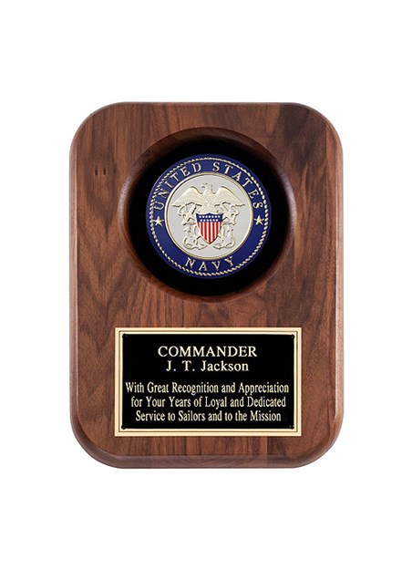 9 X 12 Navy Plaque | Awards International