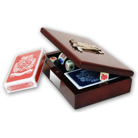 Cherry Wood Card Playing Box Set | Awards International