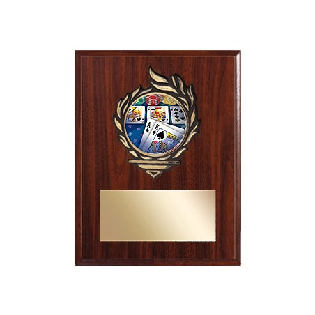 Victory Flame Poker Plaque | Awards International