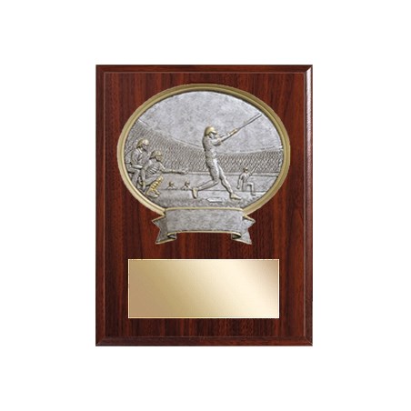 10.5" x 13" Sport Oval Baseball Plaque | Awards International
