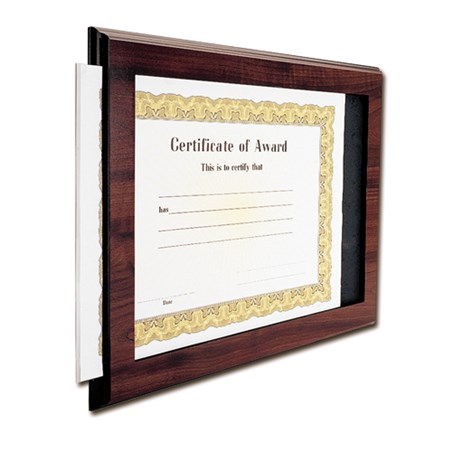 10-1/2" x 13" Slide in Certificate Holder w/ Certificate | Awards ...