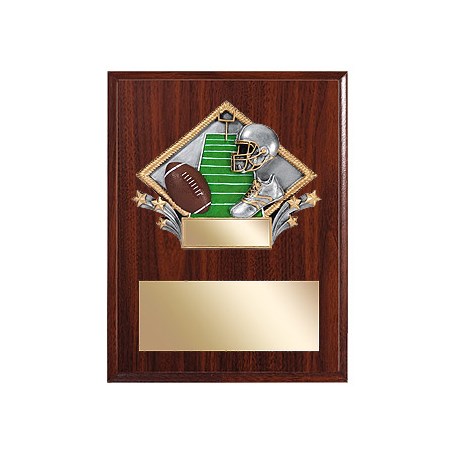 10.5" x 13" Football Plaque | Awards International