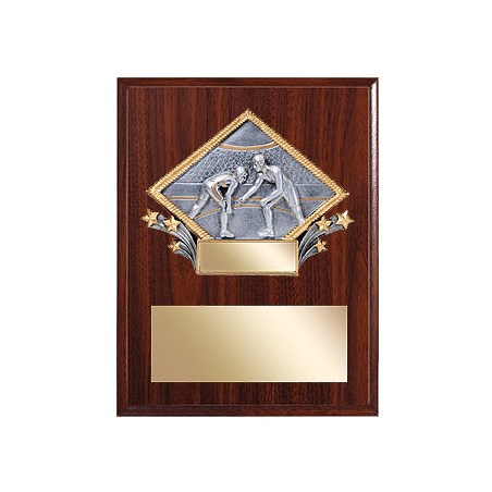 10.5" x 13" Wrestling Plaque | Awards International