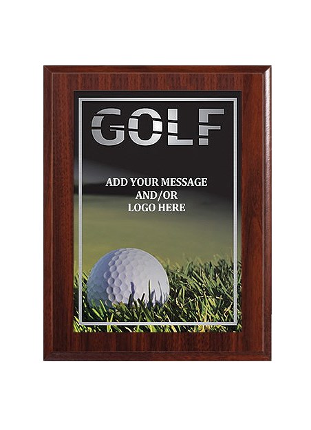 Exclusive Golf Plaque - 4 Sizes | Awards International