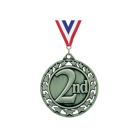 2-1/2" Superstar Series 2nd Place Medal | Awards International