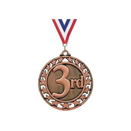 2-1/2" Superstar Series 3rd Place Medal | Awards International