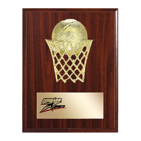 Gold Relief Basketball Plaque | Awards International