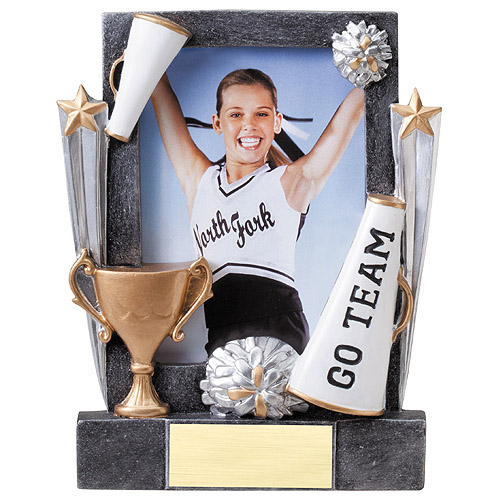 7-1/4" Cheerleader Resin Photo Frame | Awards International