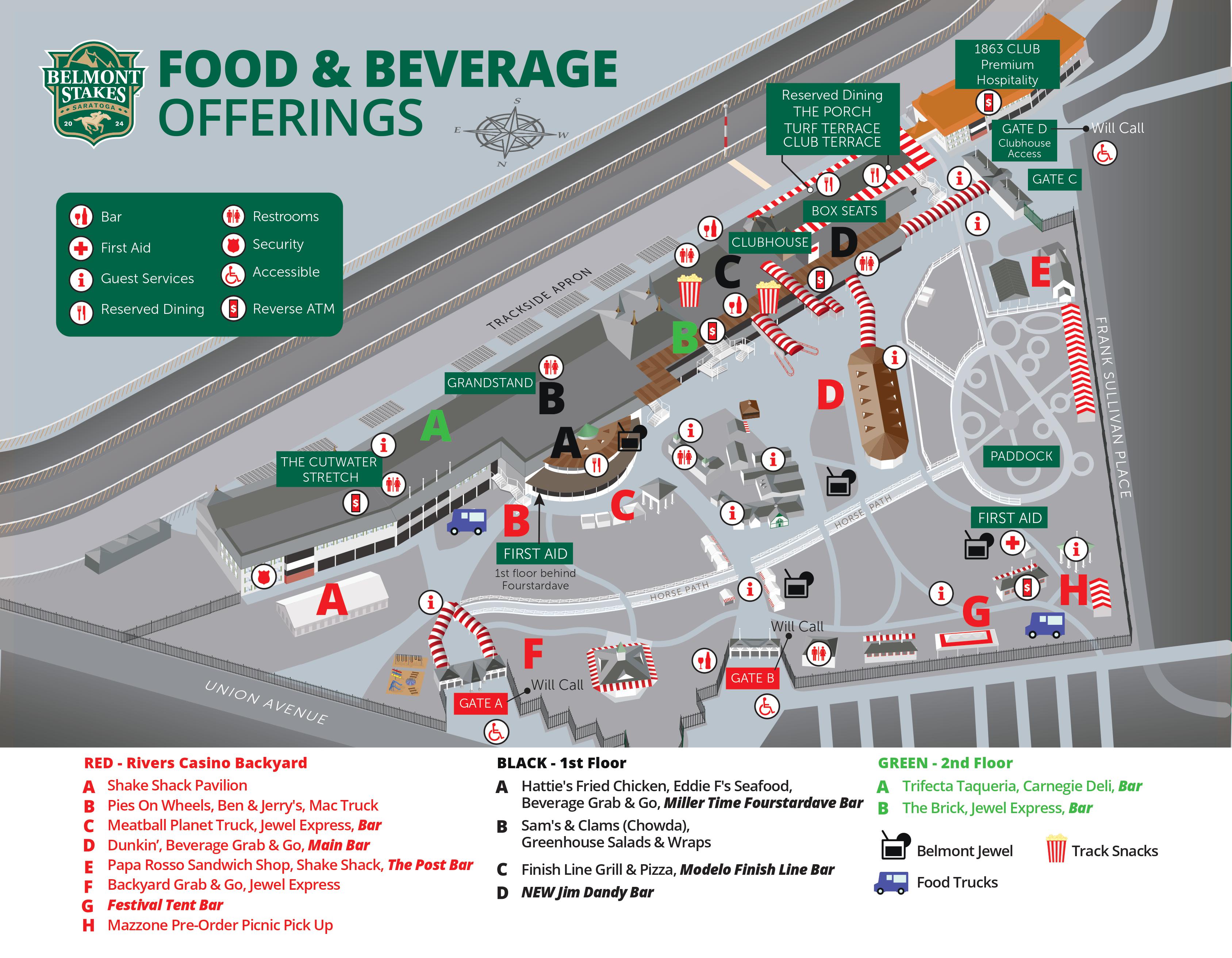 Belmont Stakes Food & Drinks: Concessions Map, Costs, & More