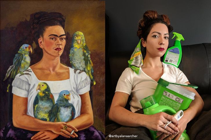 13 Times People Replicated Famous Paintings Hilariously - AsViral