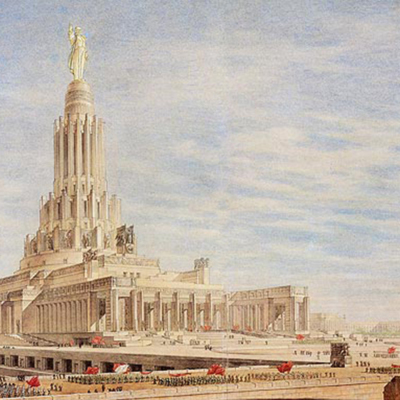 Palace of the Soviets, by Boris Iofan,Vladimir Shchuko and Vladimir Gelfreikh, 1933 (never ...