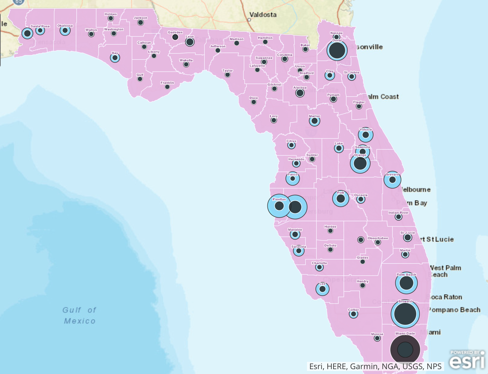 Resegregation in Florida School Districts · Mapping History