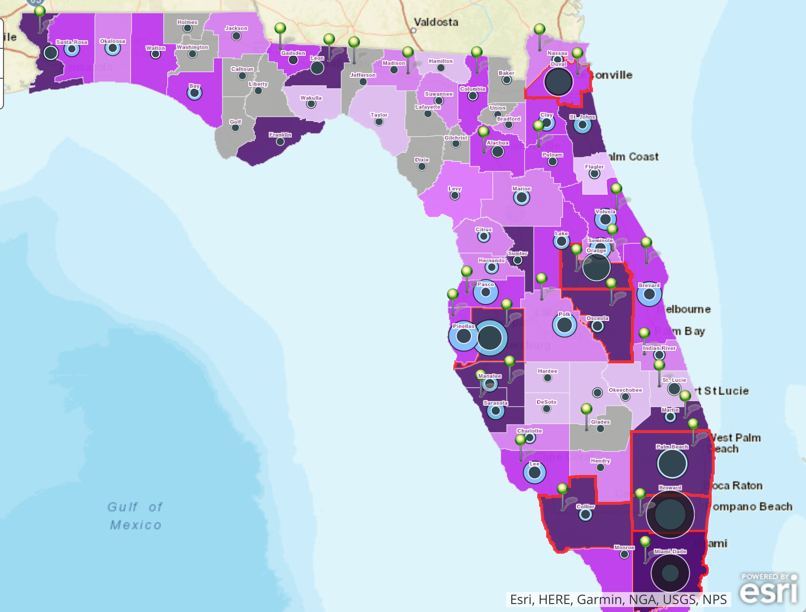 Resegregation in Florida School Districts · Mapping History
