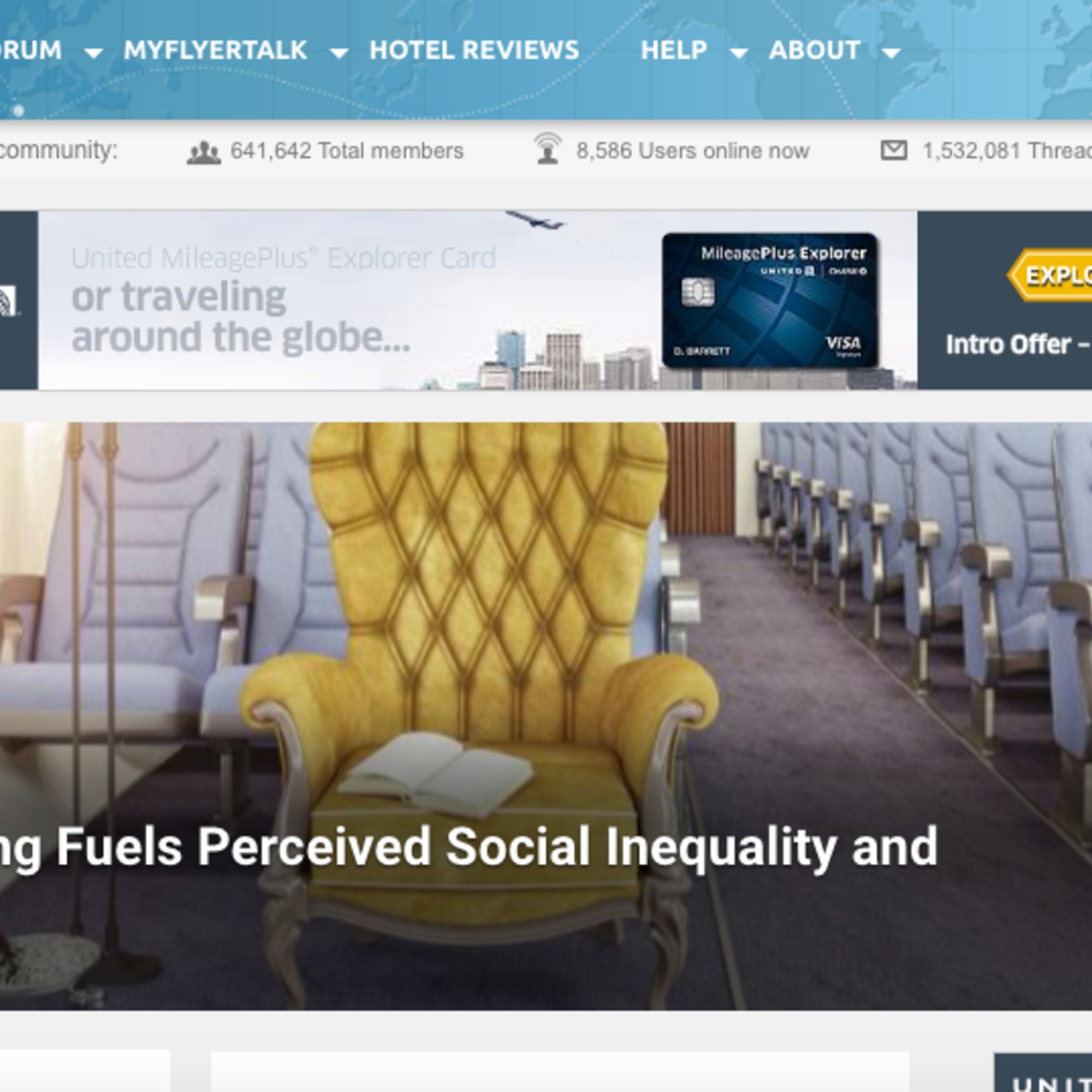 FlyerTalk: A Community Imagined, A Culture Made Real · Open Readings ...