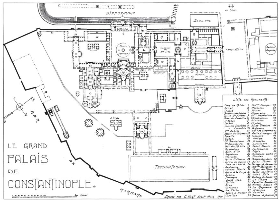 Detailed Plan of the Great Palace · The Urban Imagination