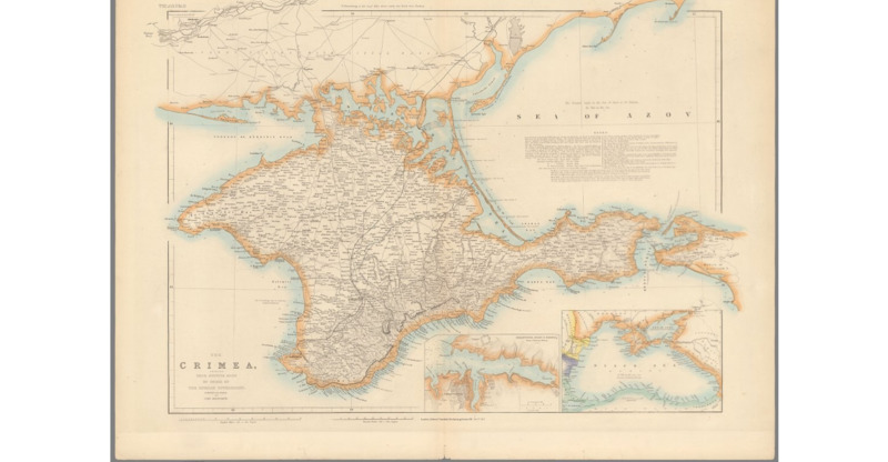 Connected Sevastopol in Context of the Tauric Peninsula · Imperial Map