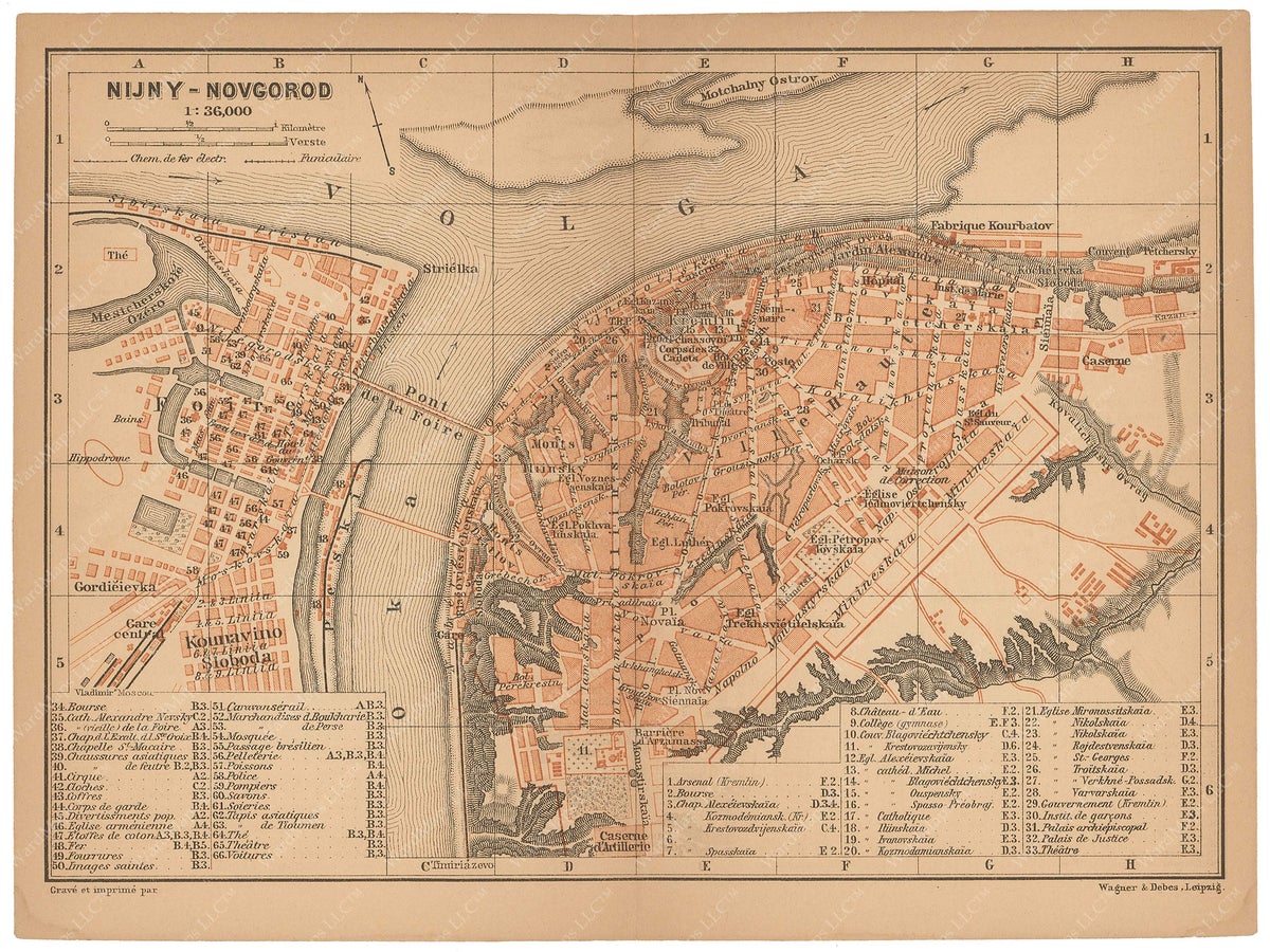 Eric Hoppe Final 1st image Map of Nizhny Novgorod, 2nd image Nizhny ...