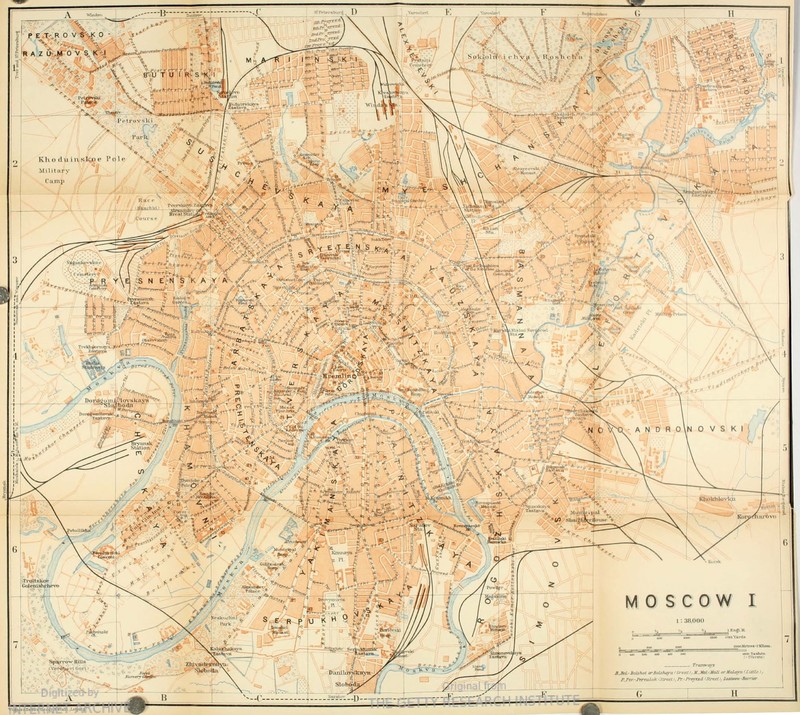 Moscow (plan) · The Imperiia Project: Map Gallery Site