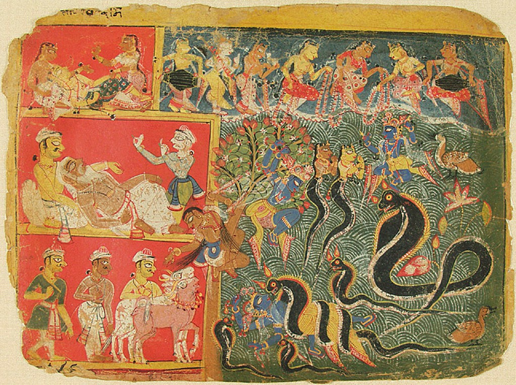 Krishna Subdues the Serpent King Kaliya · Mapping Color