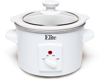 Elite Cuisine 1.5 Quart Mini Slow Cooker