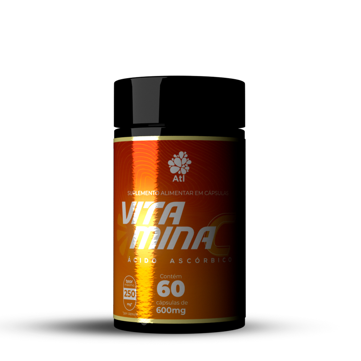 Atlântica Natural - VITAMINA C ÁCIDO ASCÓRBICO CÁPSULAS