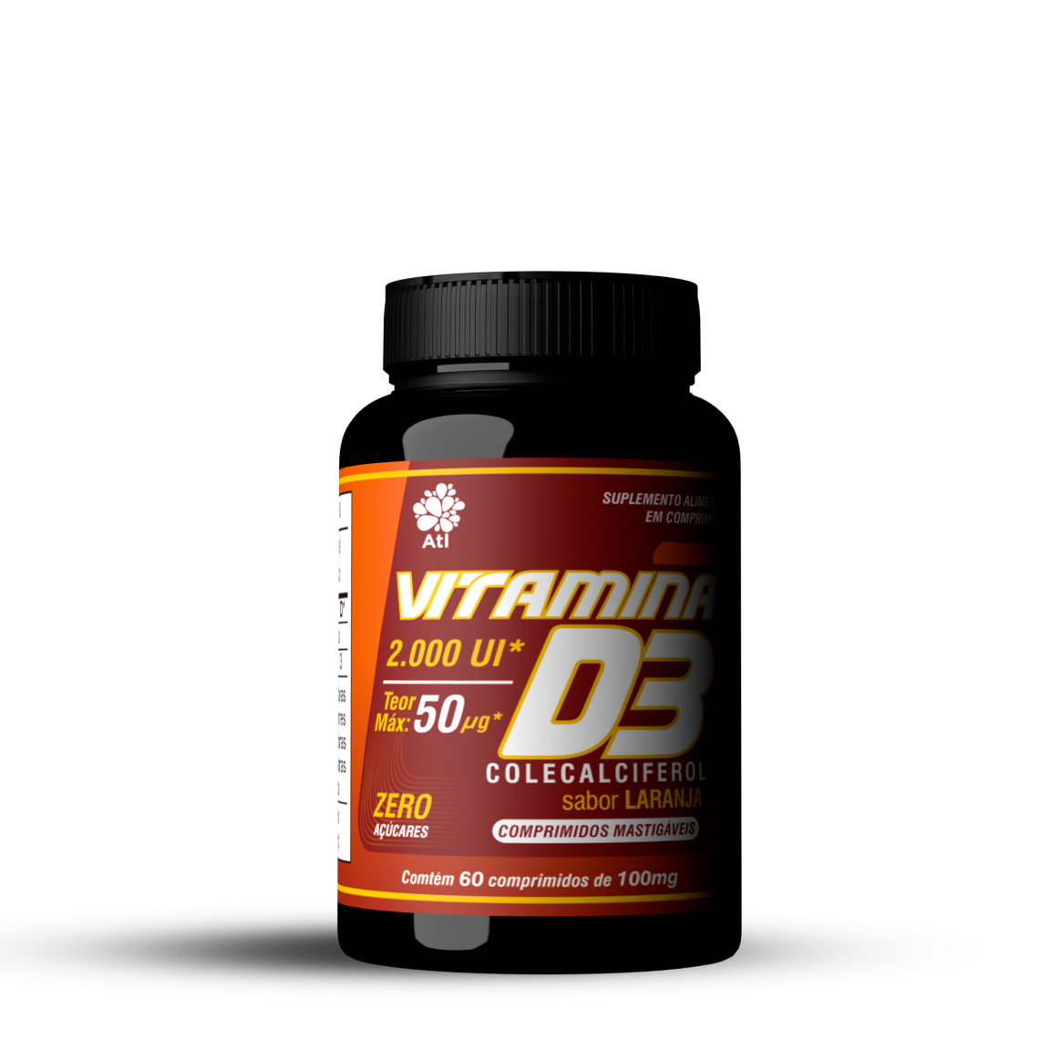 Atlântica Natural - VITAMINA D3 MASTIGÁVEL