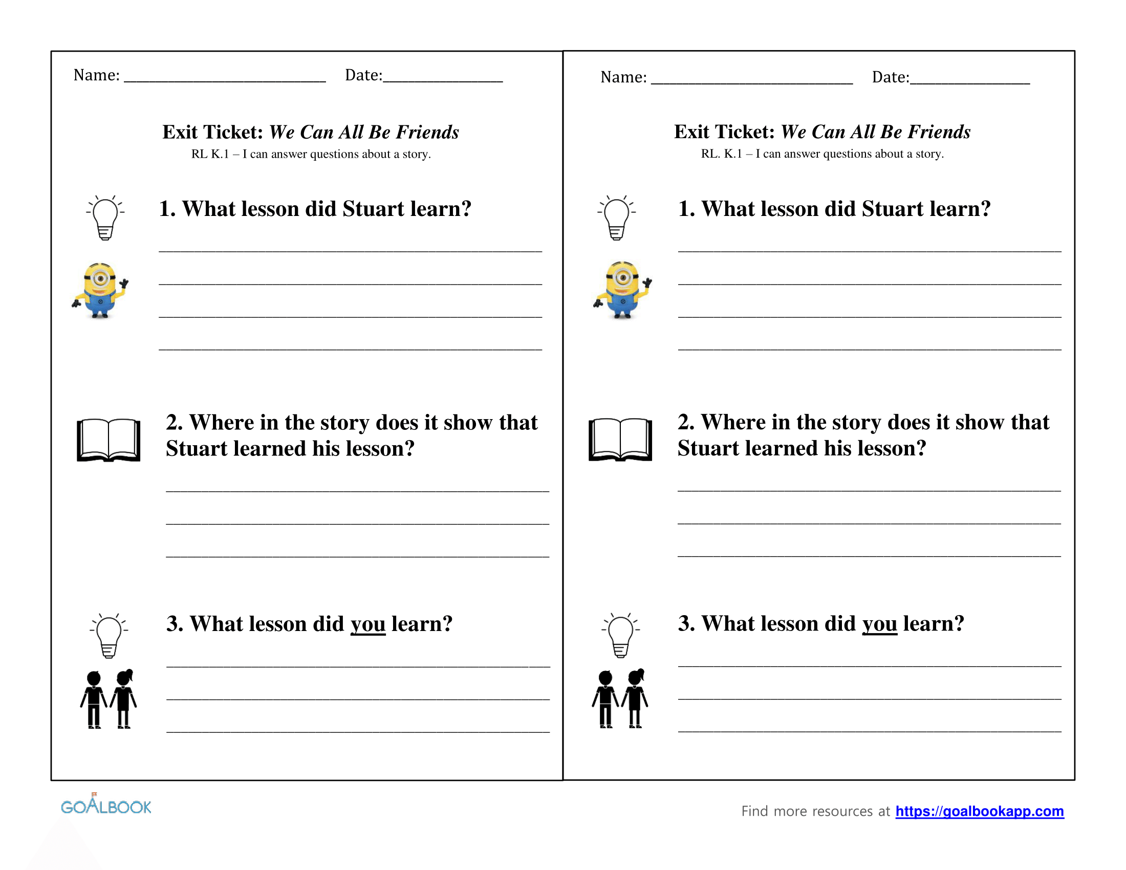 RL.K.5 Types of Texts | Reading: Literature | Kindergarten | Goalbook ...