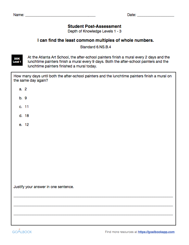 6.NS.4 Finding the GCF and LCM | Math: The Number System | 6th Grade ...