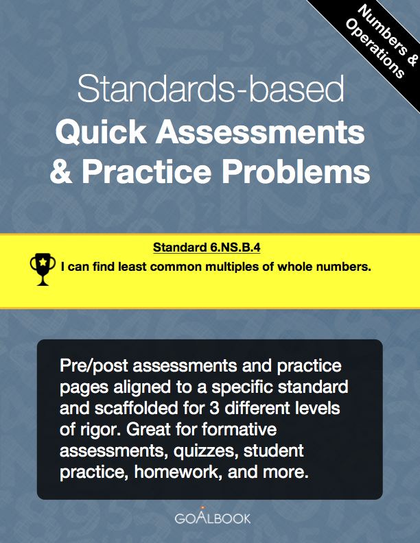 6.NS.4 Finding the GCF and LCM | Math: The Number System | 6th Grade ...