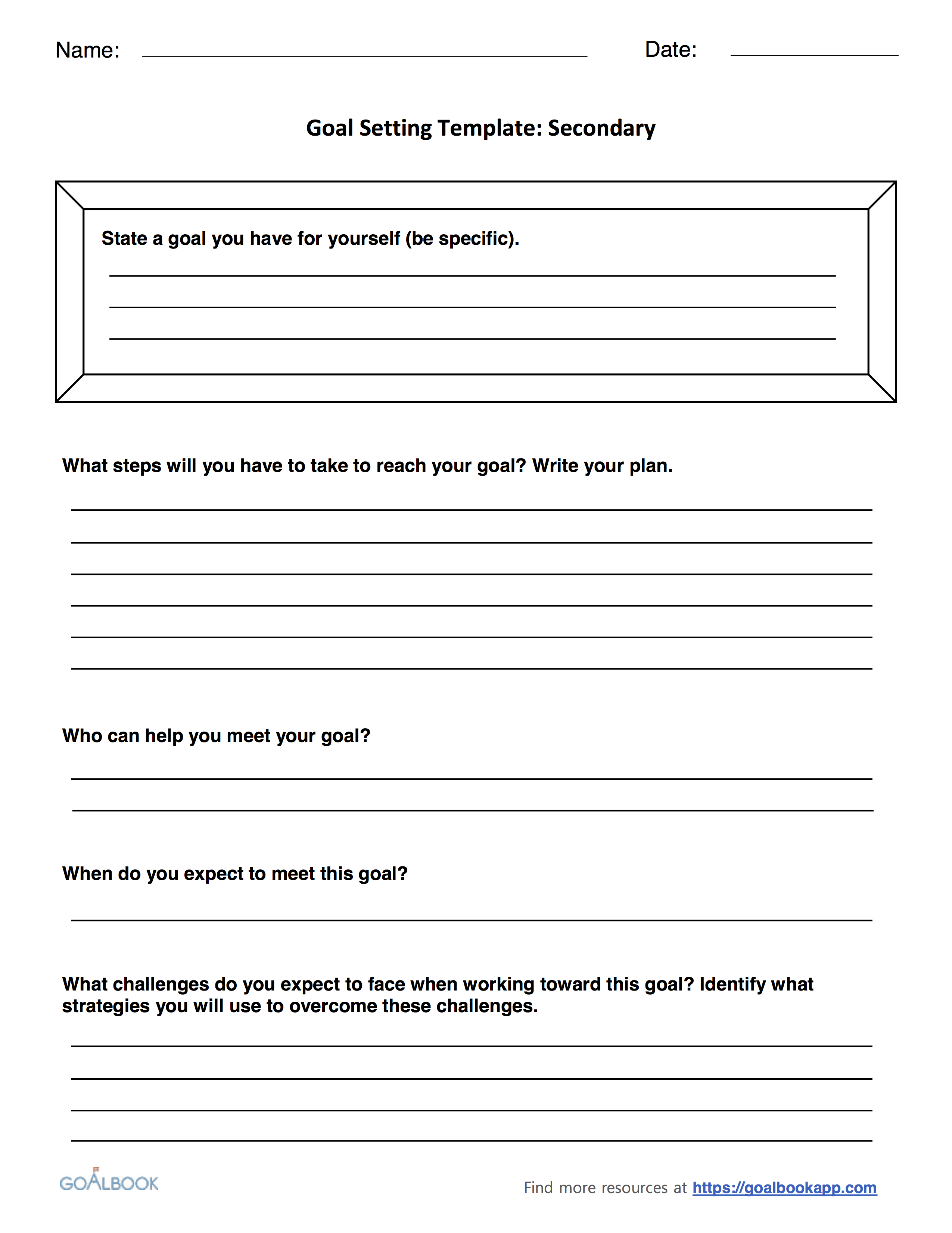 Goal Setting | UDL Strategies
