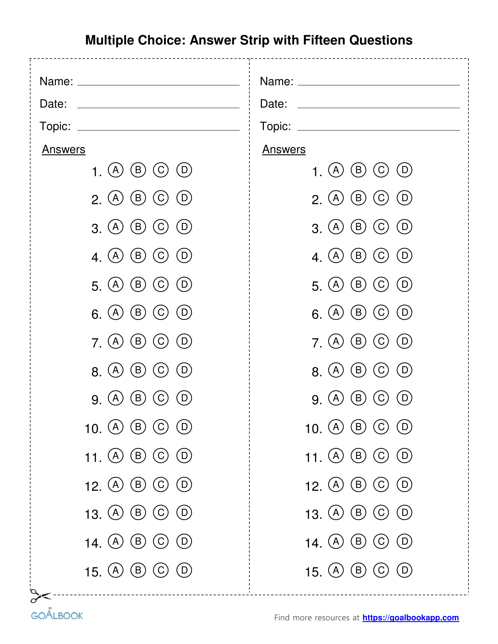 Multiple Choice UDL Strategies