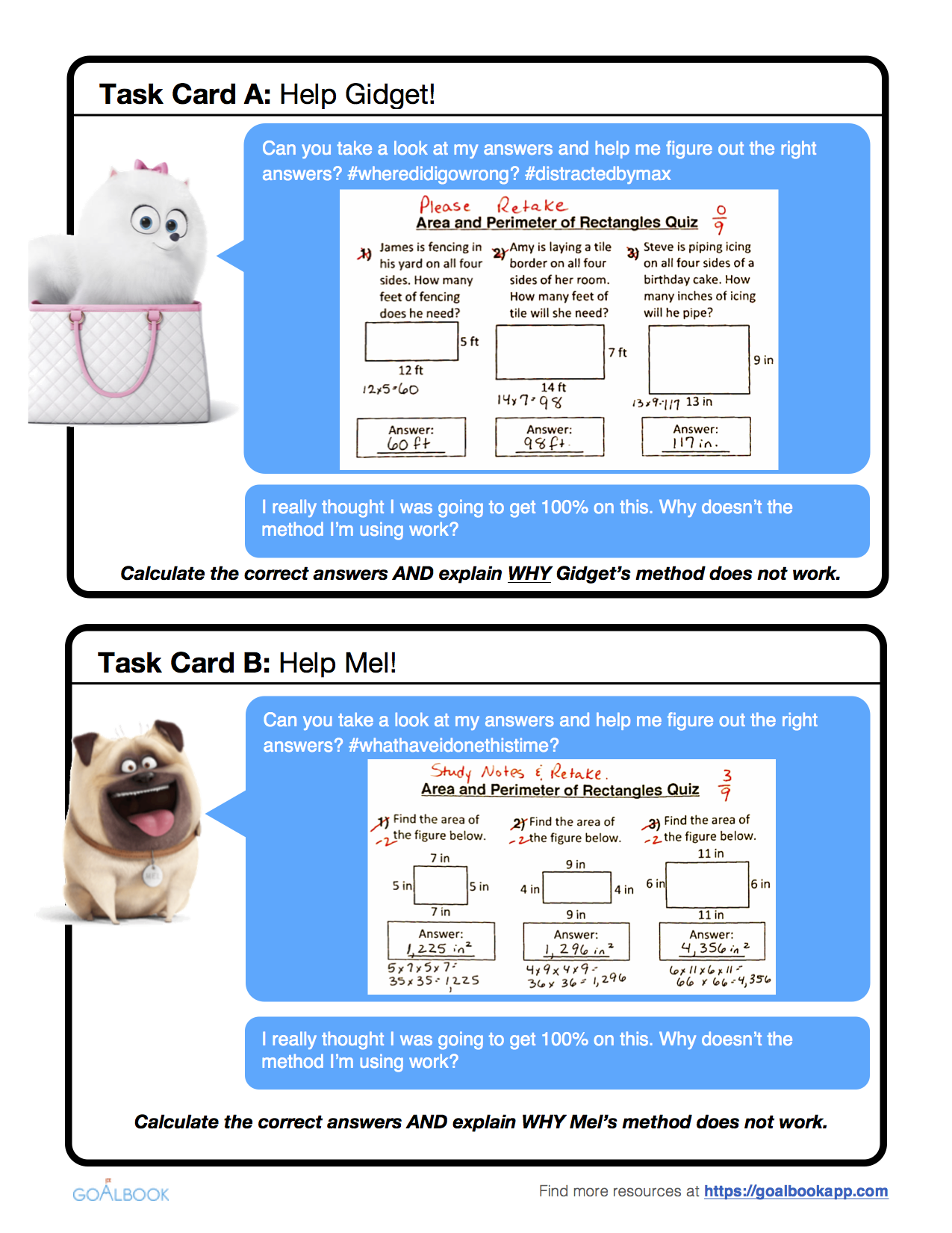 4.MD.3 Word Problems with Area and Perimeter | Math: Measurement & Data ...