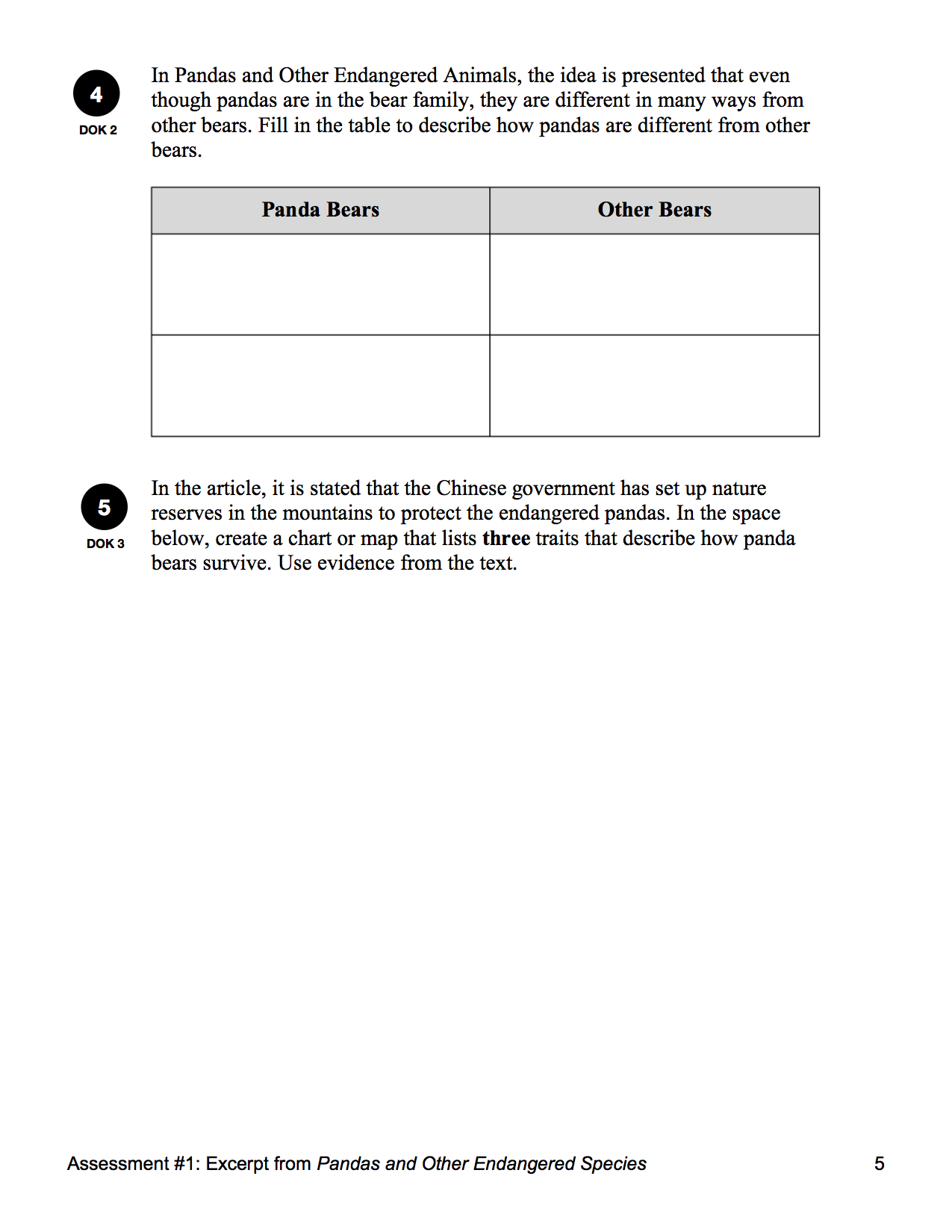 Ten Informational Texts: Endangered Animals | Goalbook Pathways