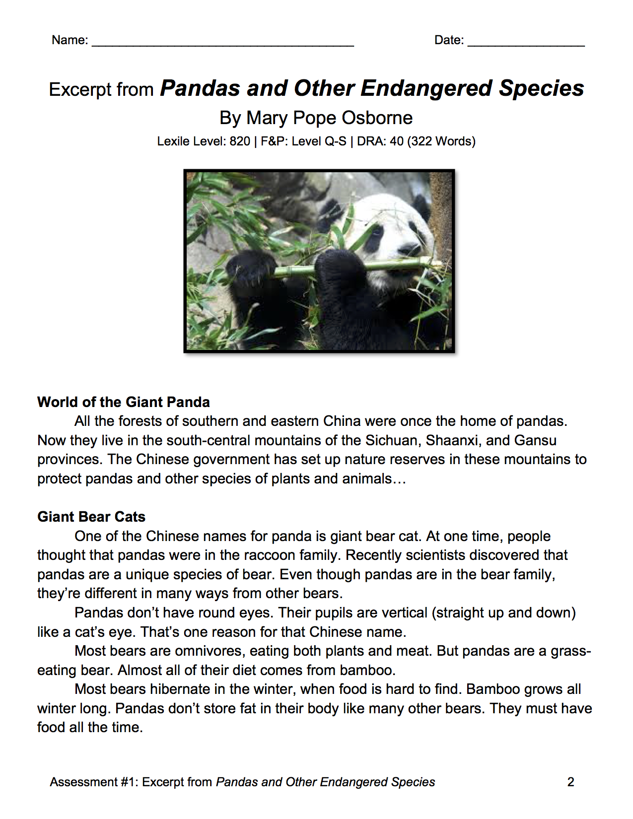 Ten Informational Texts: Endangered Animals | Goalbook Pathways