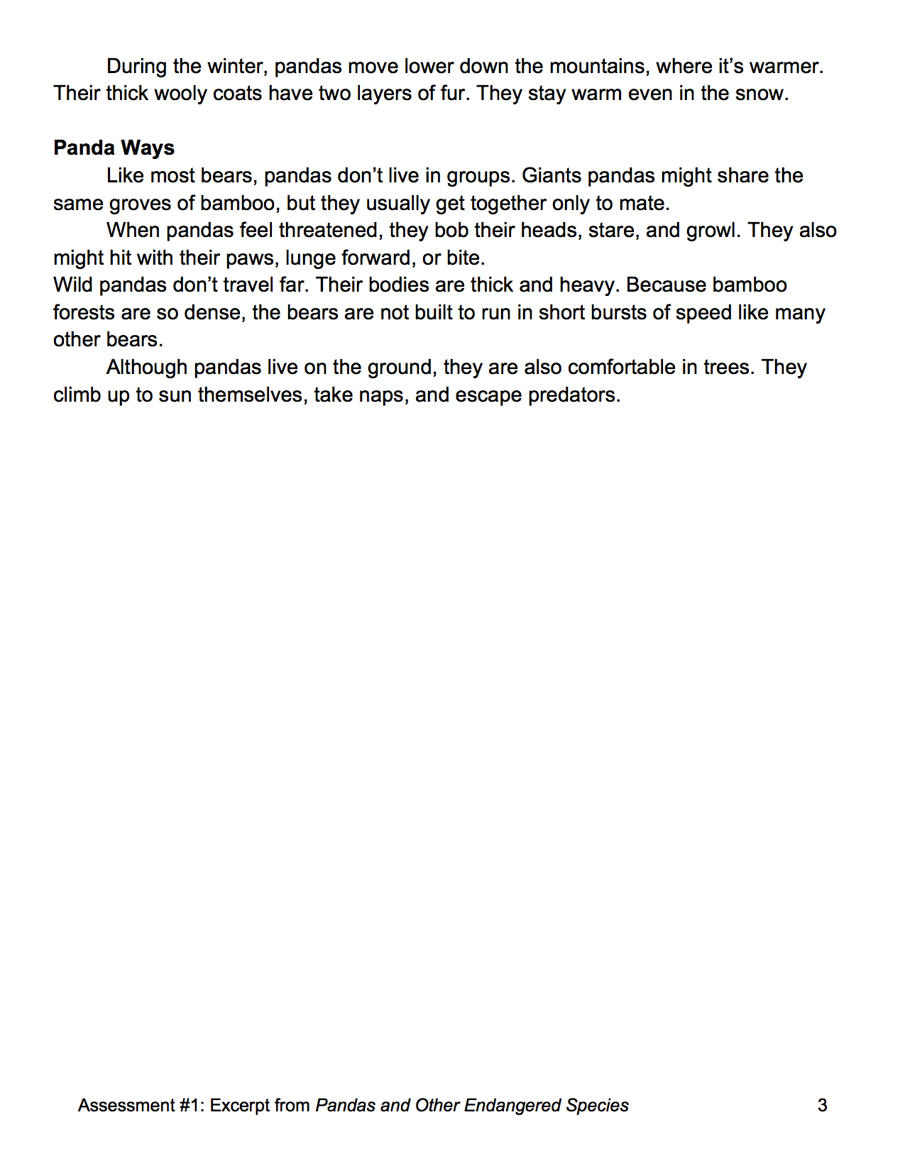 Ten Informational Texts: Endangered Animals | Goalbook Pathways