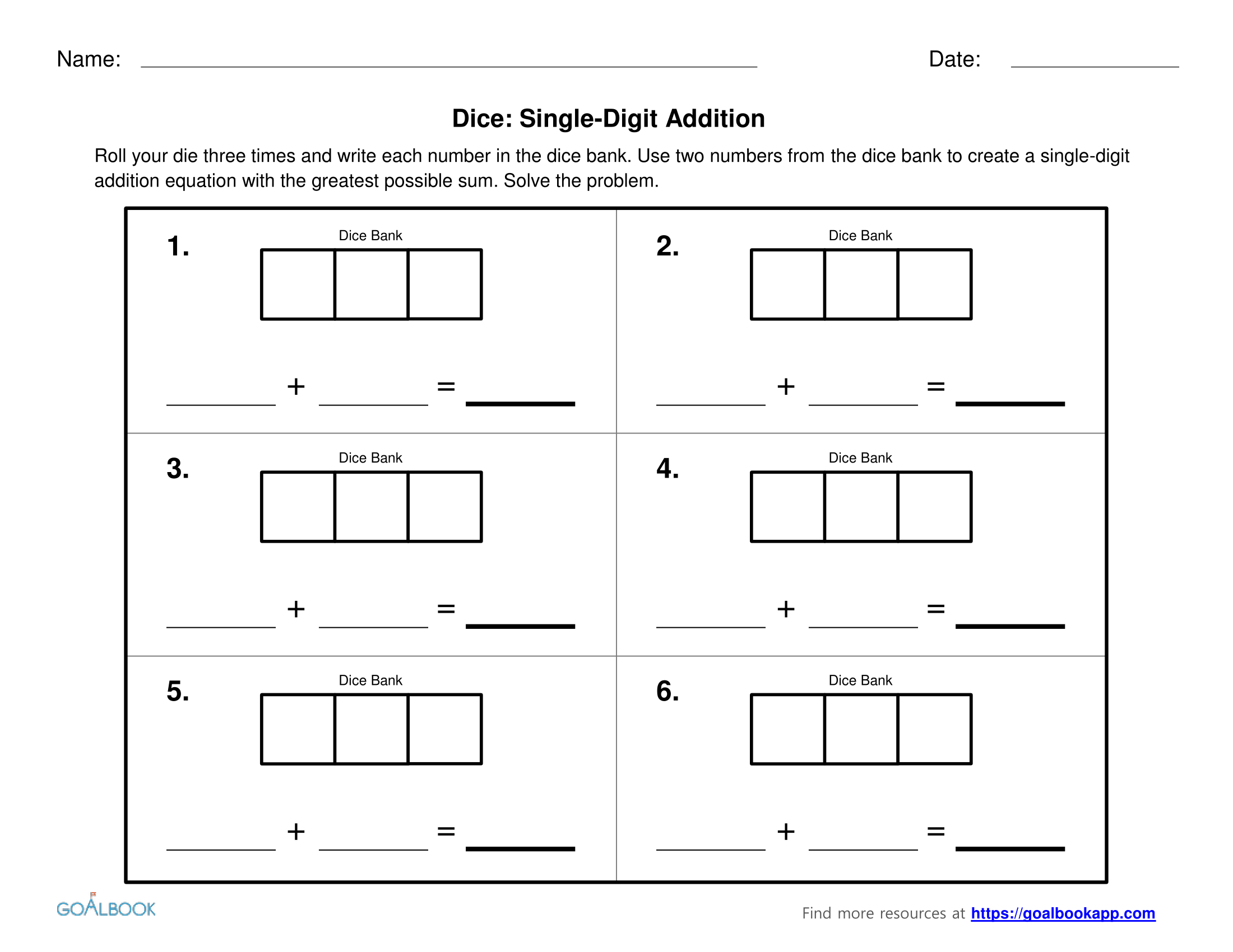 Dice UDL Strategies