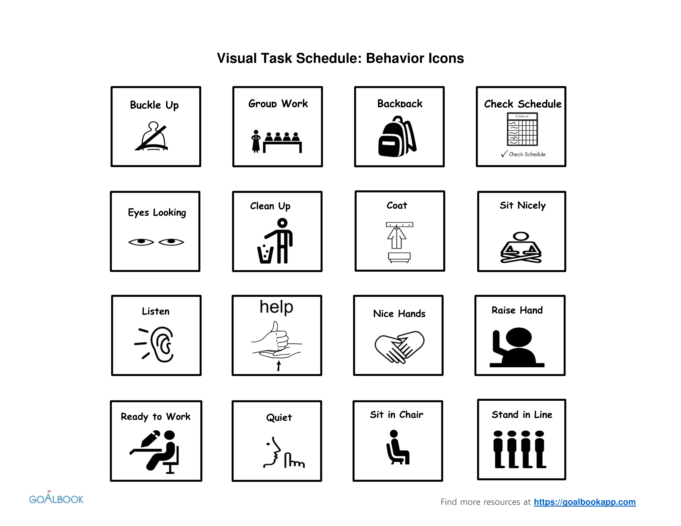 Visual Task Schedule UDL Strategies
