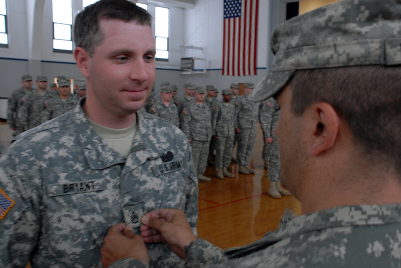 Sycamore Artillerymen Promoted, Receive Medals