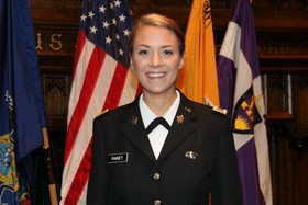 Emily Rainey of Mechanicsburg Commissioned as Officer