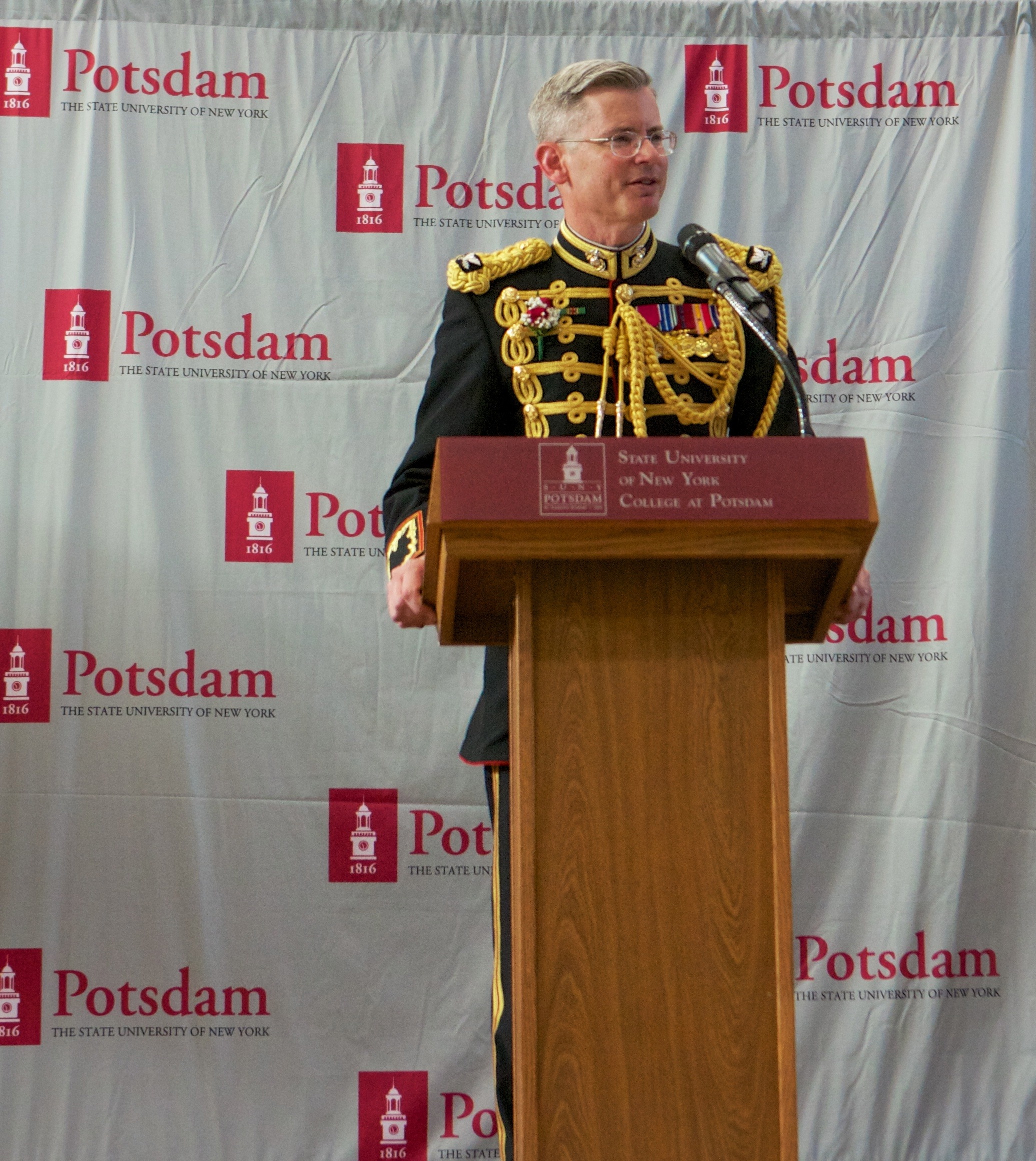 Col. Michael J. Colburn Named Honorary Alumnus at SUNY Potsdam