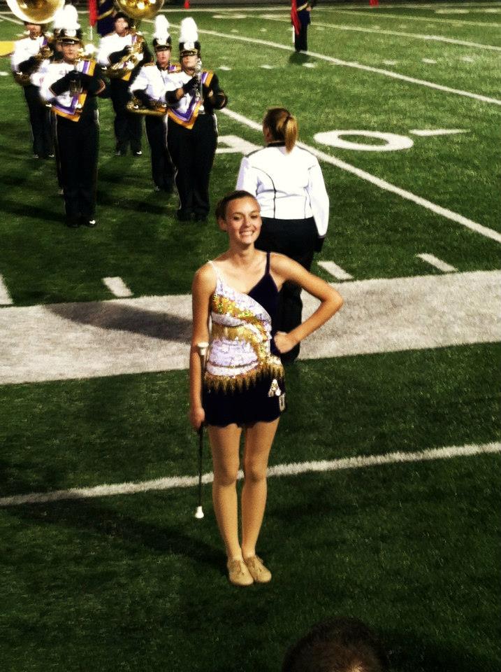 Local Resident Becomes Feature Twirler in Ashland University Band