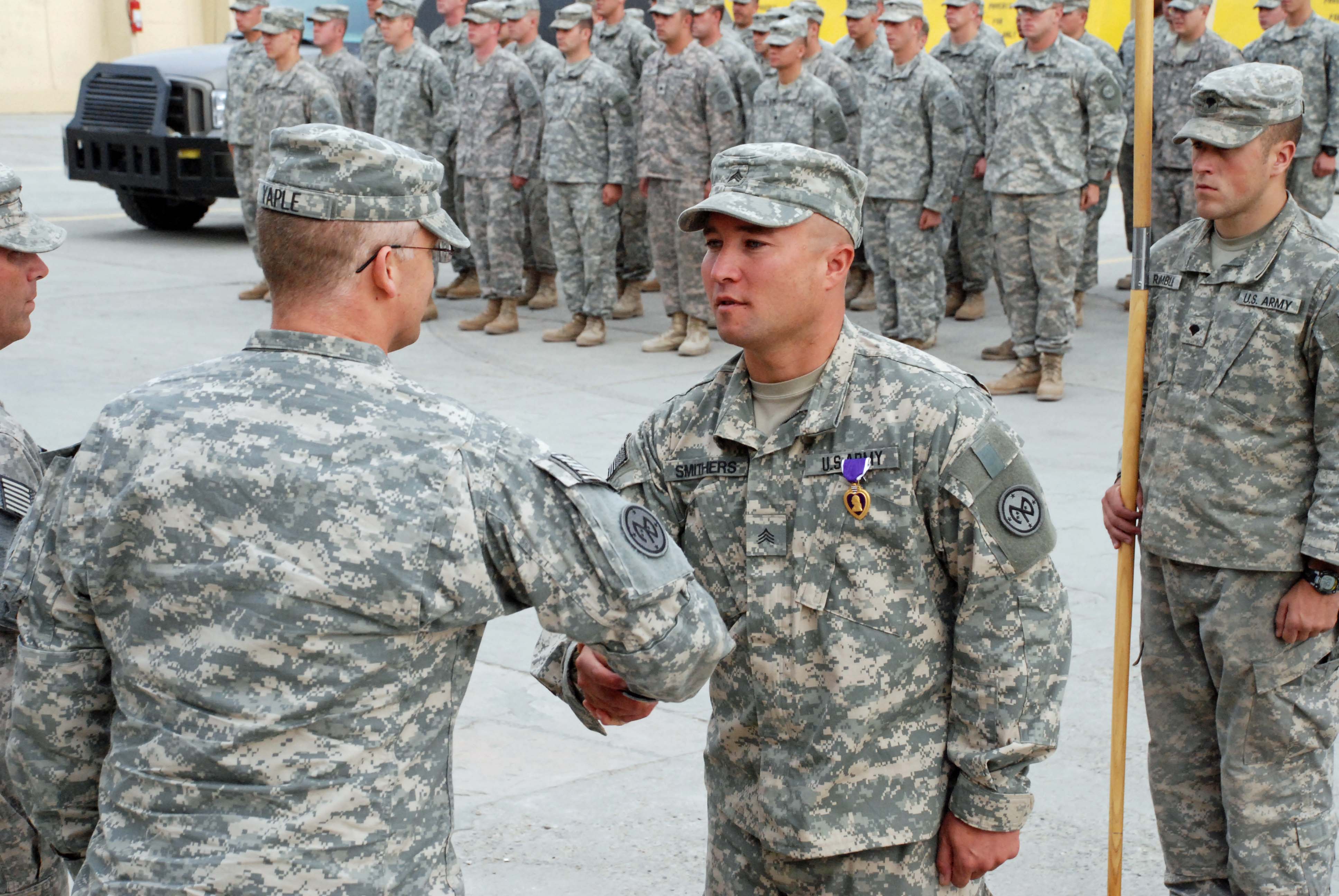 Watertown and Elmira National Guard Soldiers Receive Service Medals