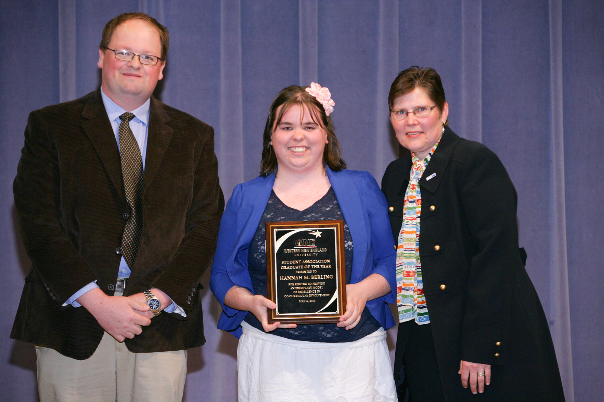Hannah Berling Named Graduate of the Year at Western New England University