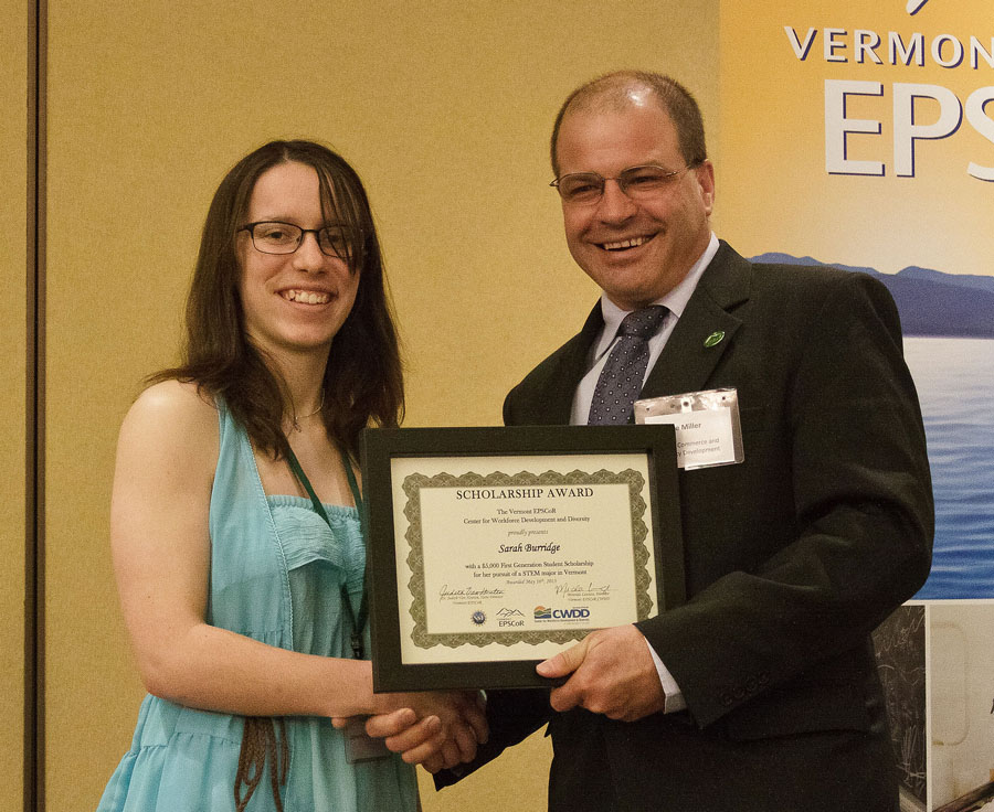 Sarah Burridge of Newbury receives a $5,000 First-Gen Scholarship from ...