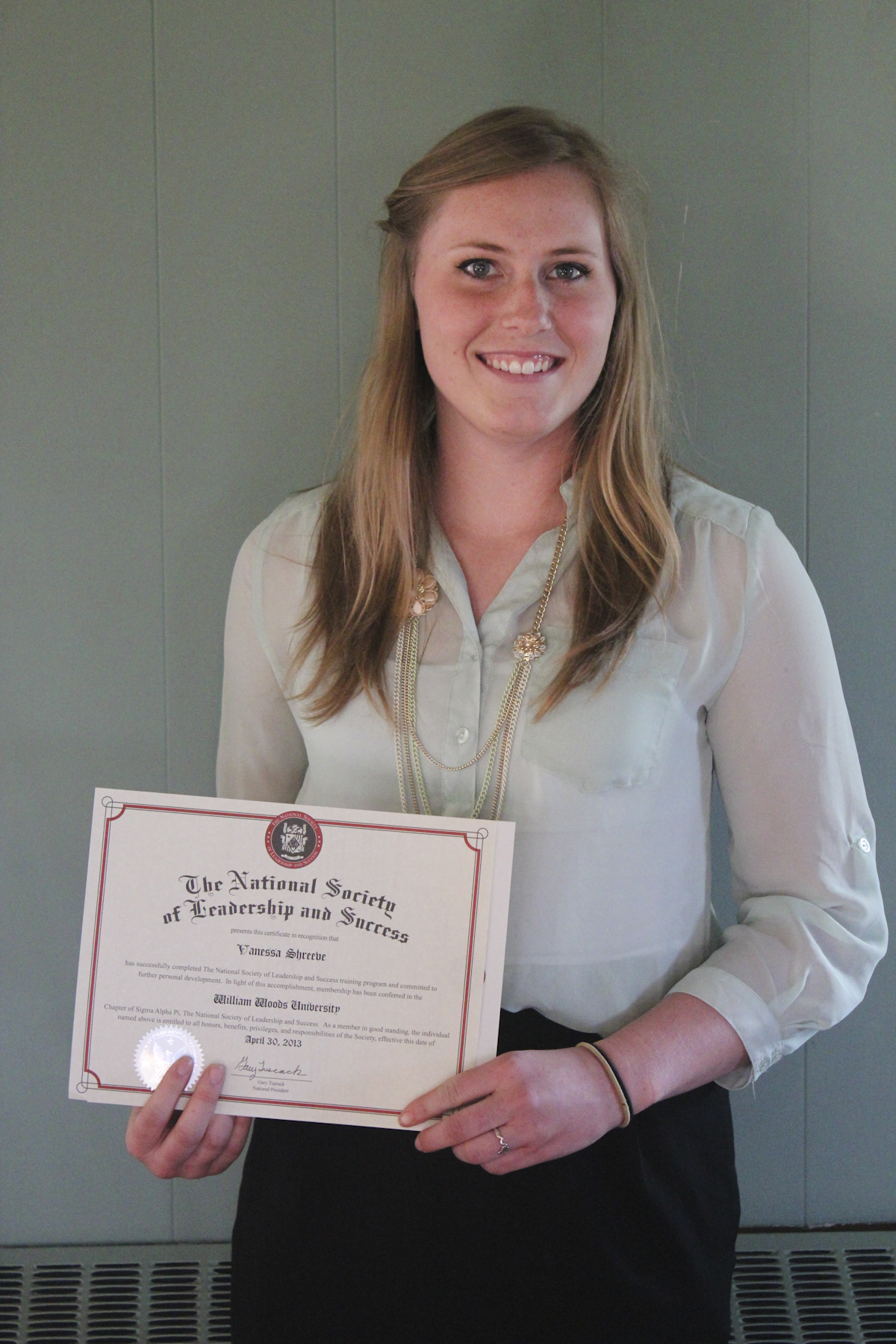 Vanessa Shreeve inducted into new leadership society at William Woods ...