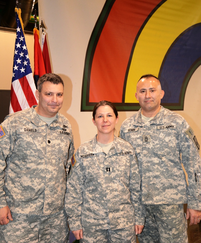 New York Army National Guard Captain Katie McGovern, a Saratoga ...
