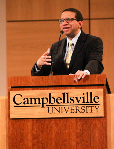 Campbellsville University chapel hosts Dr. David Emmanuel Goatley